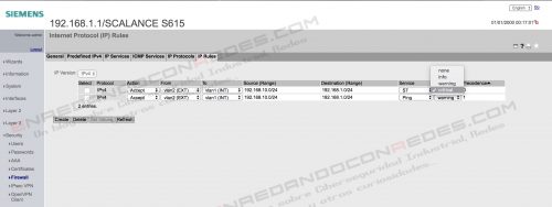 Enredando con redes ...SIEMENS SCALANCE S615, firewall para protección ...